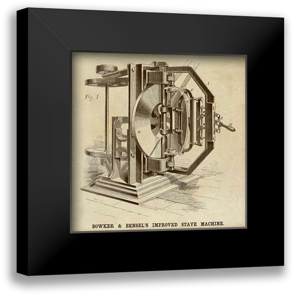 Inventions 15x15 Black Modern Framed Museum Art Print Titled - Bowker ...