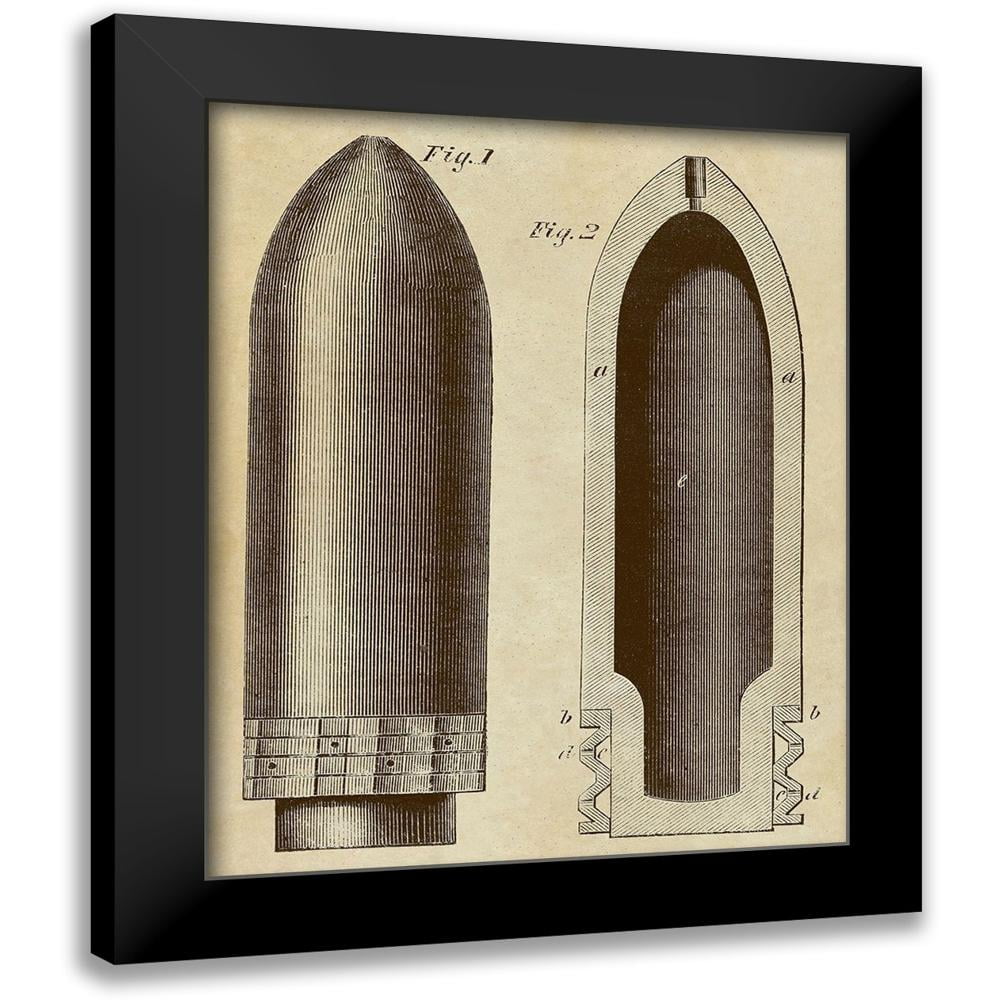 Inventions 20x24 Black Modern Framed Museum Art Print Titled ...