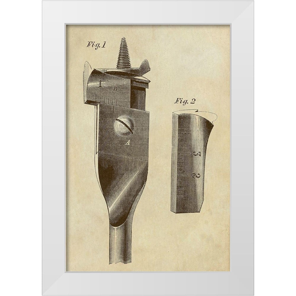 Inventions 23x32 White Modern Wood Framed Museum Art Print Titled ...