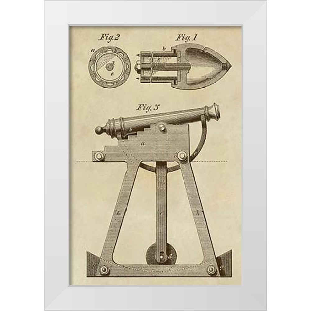 Inventions 23x32 White Modern Wood Framed Museum Art Print Titled ...