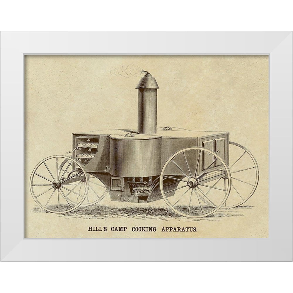 Inventions 32x25 White Modern Wood Framed Museum Art Print Titled ...
