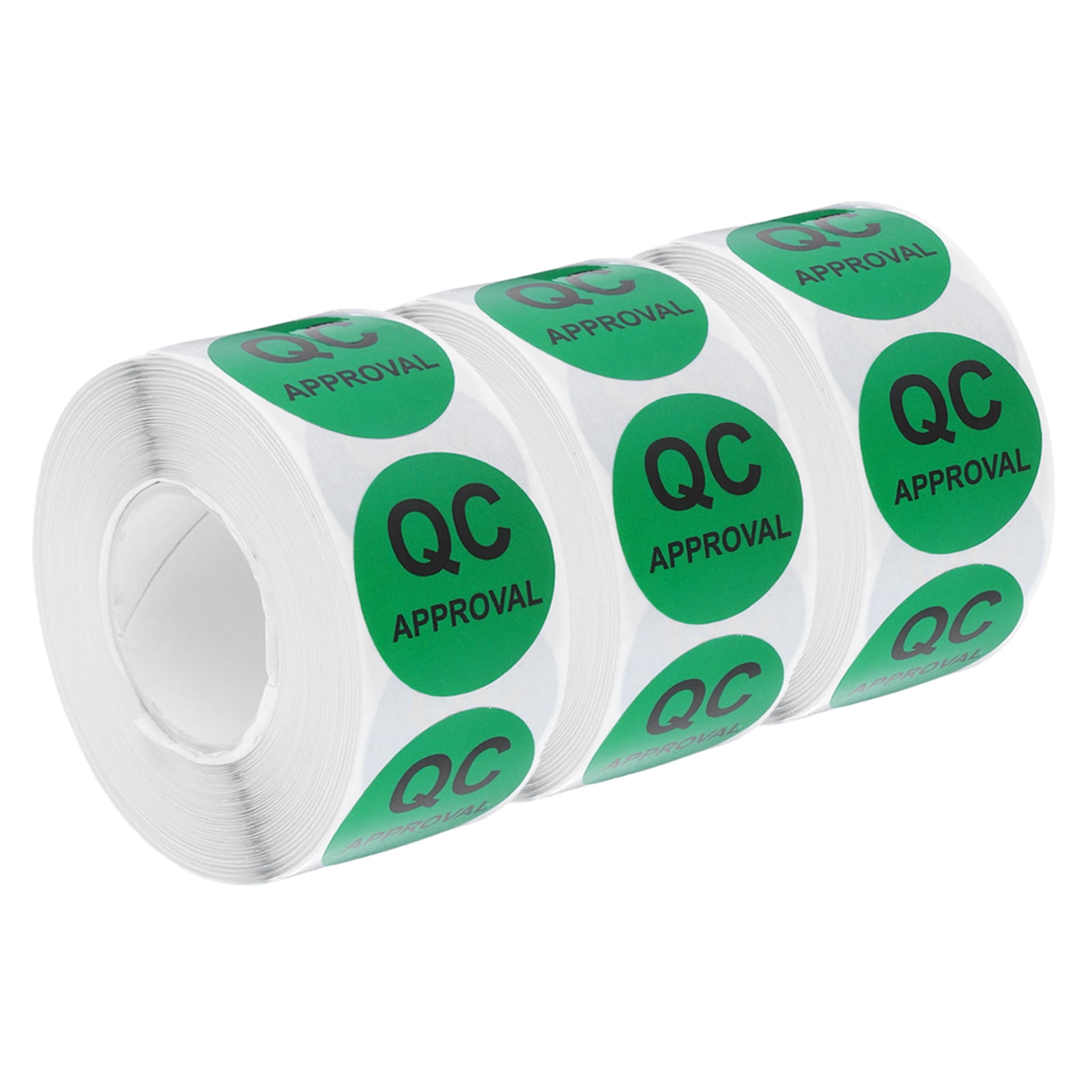 Inventory QC Approval Stickers Labels 25mm/1" Green for Inventory ...