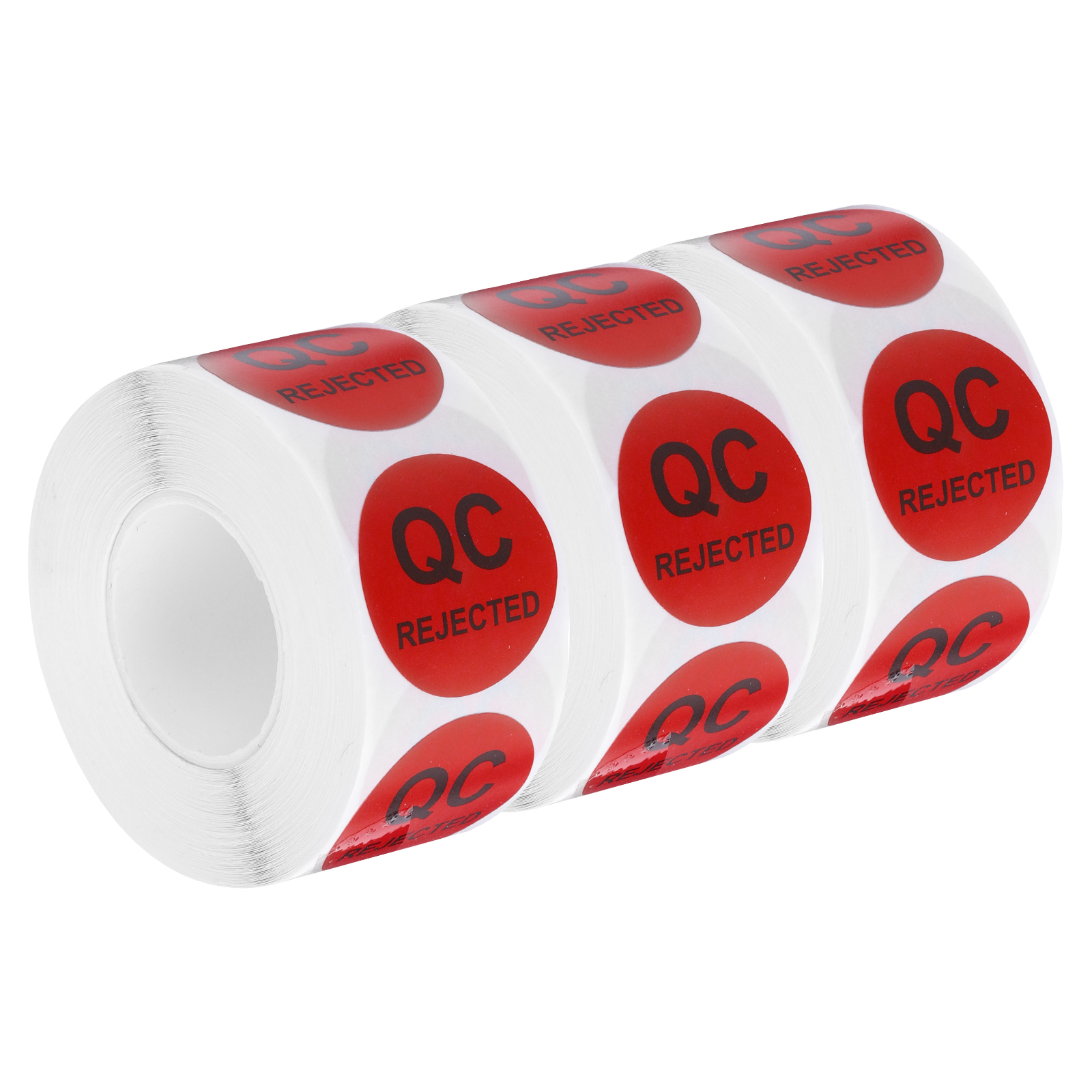 Inventory QC Rejected Stickers Labels 25mm/1" Red for Inventory ...