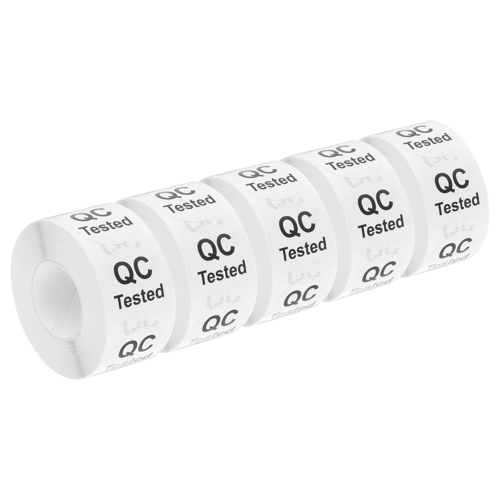 Inventory QC Tested Stickers Labels 25mm/1" White for Inventory ...