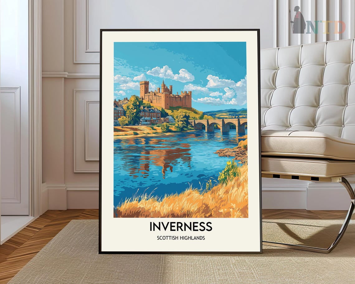 Inverness Print, Inverness Wall Art, Inverness Poster, Inverness Photo ...
