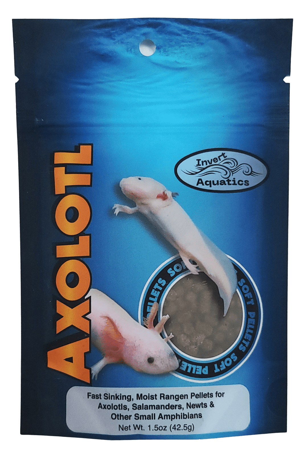 Invert Aquatics Soft Pellets for Axolotls & Other Small Amphibians ...