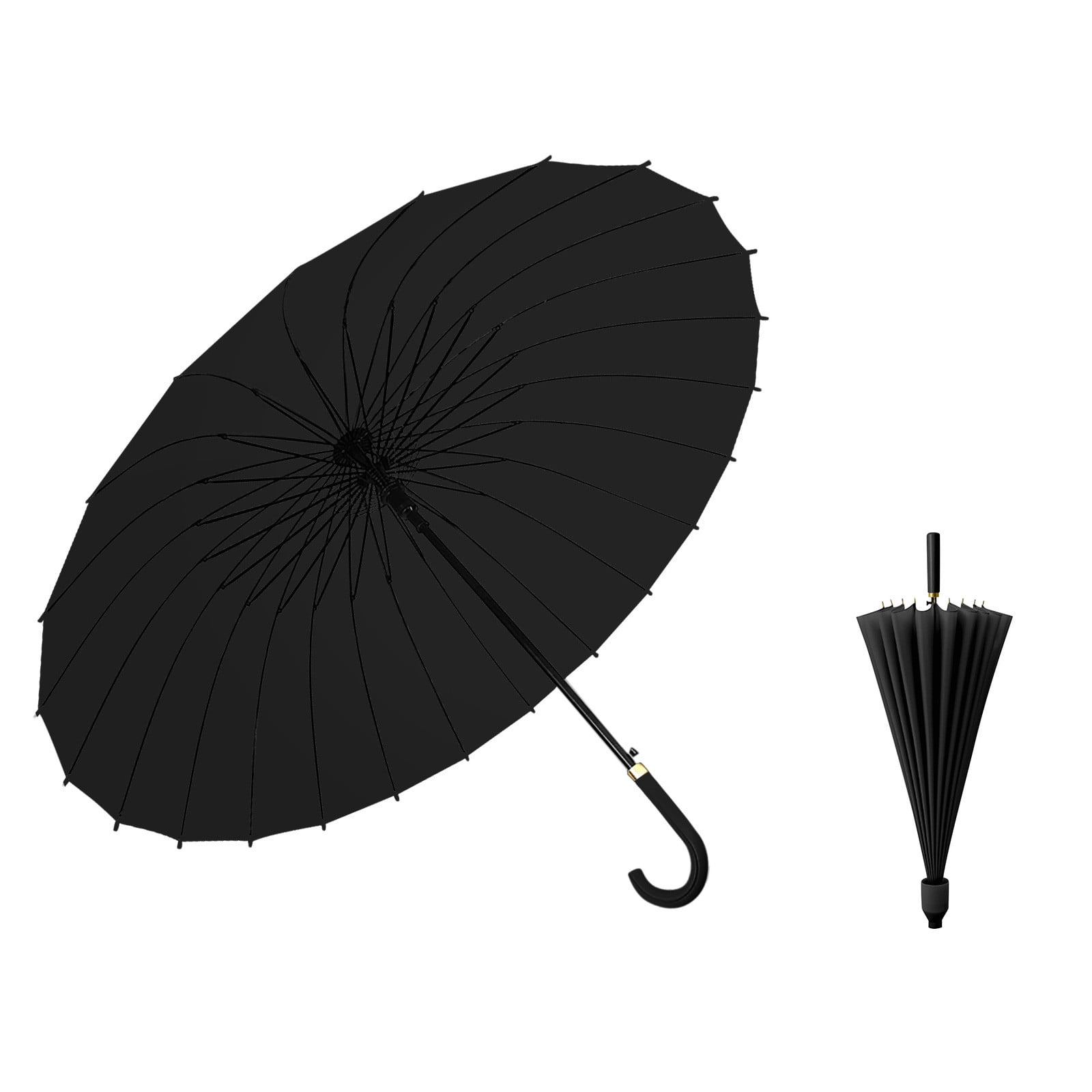 Inverted Reverse Upside Down Umbrella Extra Large Double Canopy Vented ...