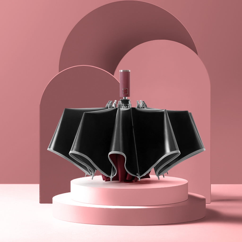 Inverted Umbrella Automatic 10 Ribs Windproof Folding umbrellas with ...