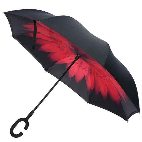 Inverted Umbrella, Windproof, UV Protection, Upside Down Umbrella with ...