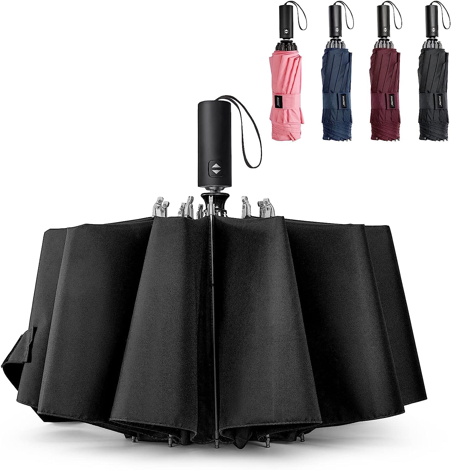 Inverted Windproof Umbrella-54 Inch Large Canopy for Rain, folding ...