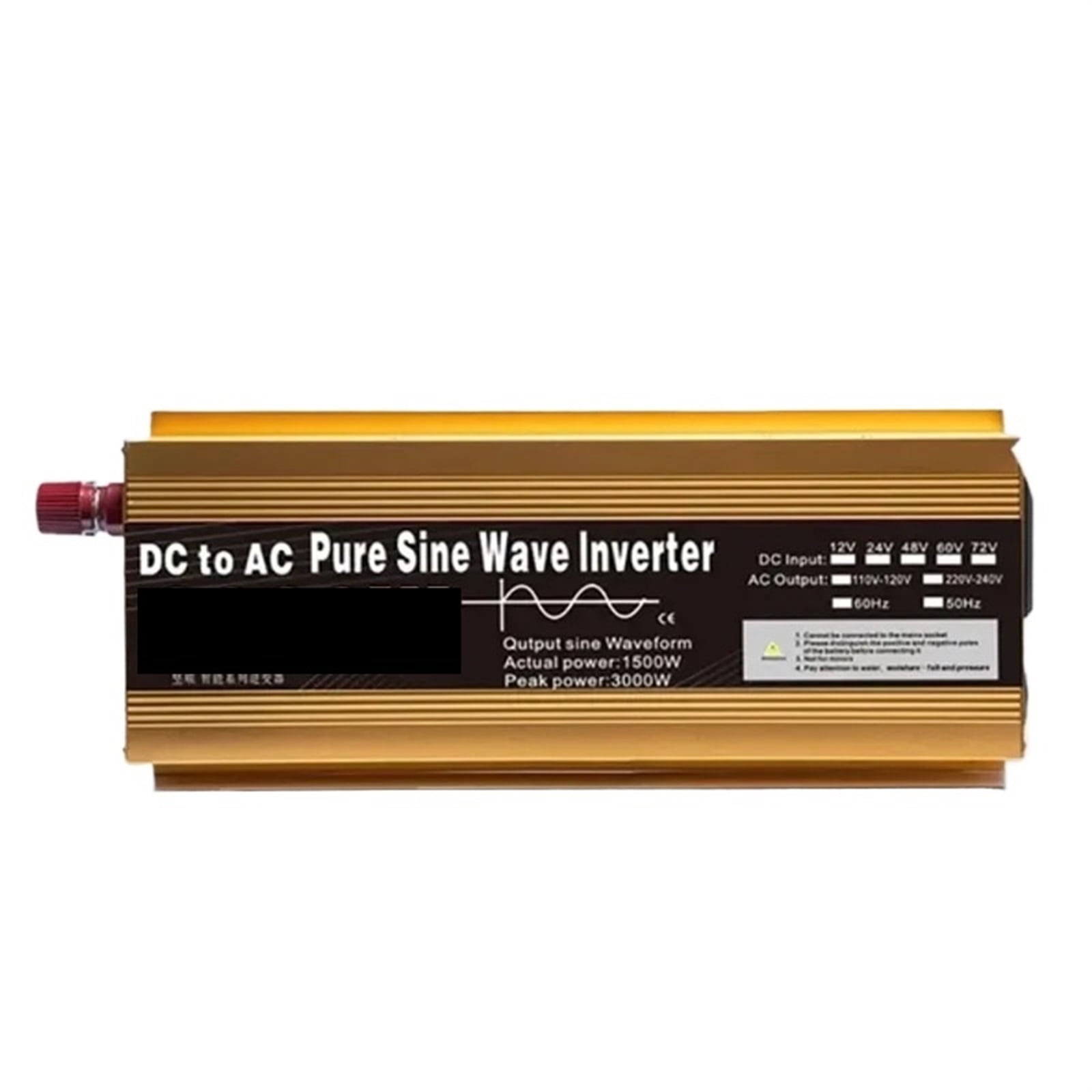 Inverter 12V Pure Sine Wave 1600W-3000W Transformer Convert Multi ...