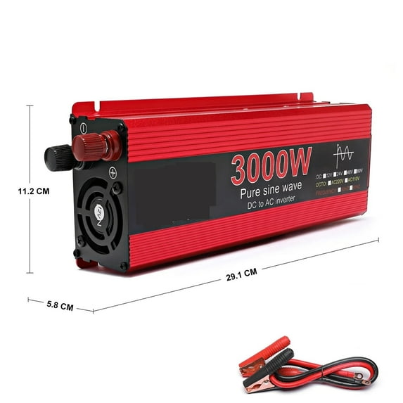 Inverter DC 12V 24V To AC 220 Pure Sine Wave Power Inverter 3000W/2000W ...