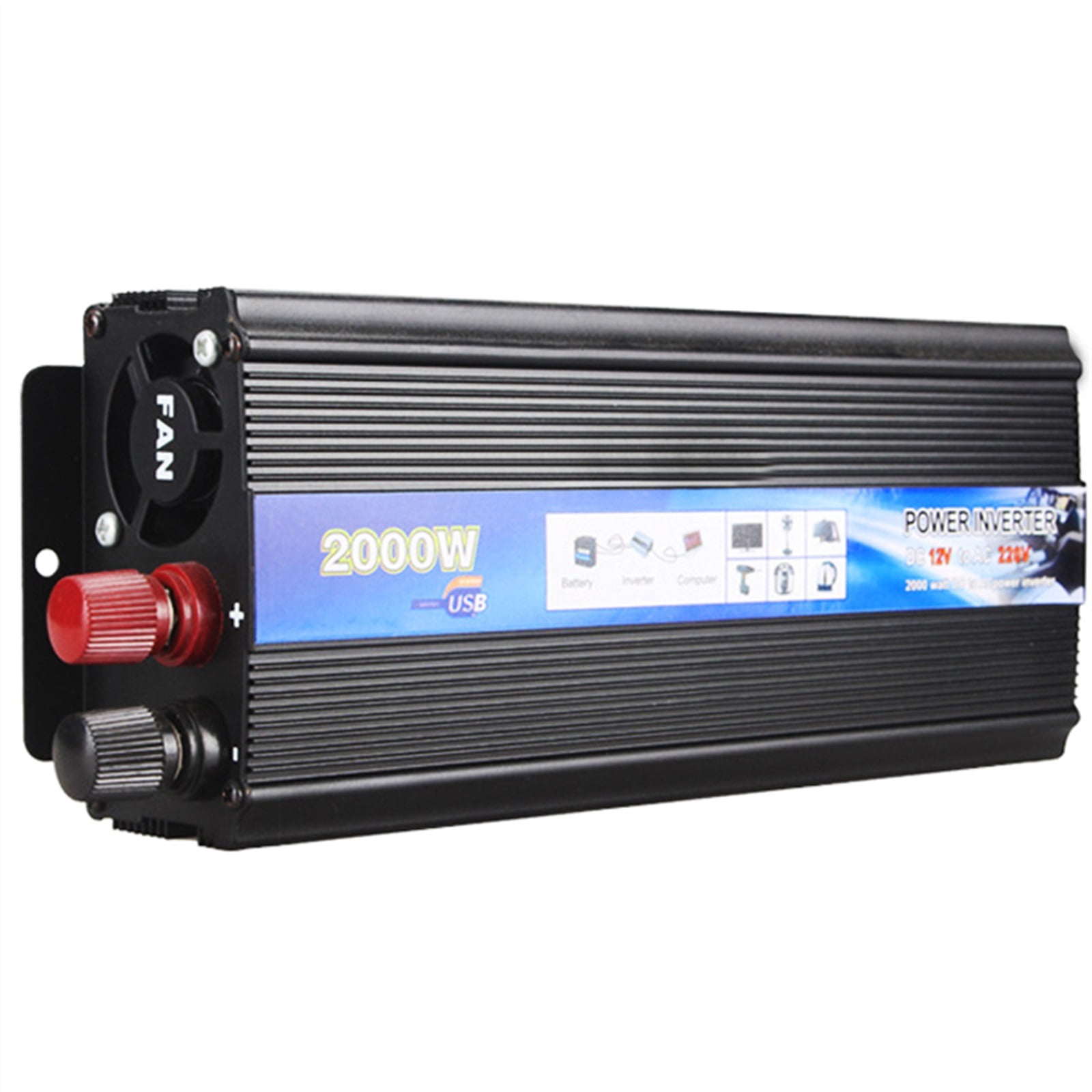 Inverter DC 12V to AC 220 Power Inverter 3000W 2000W 1000W Portable Car ...
