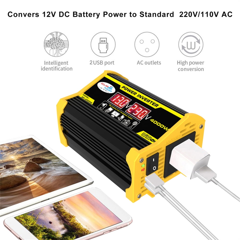 Inverter,Dc12volt To Inverter Car Display Auto Inverters Portable ...