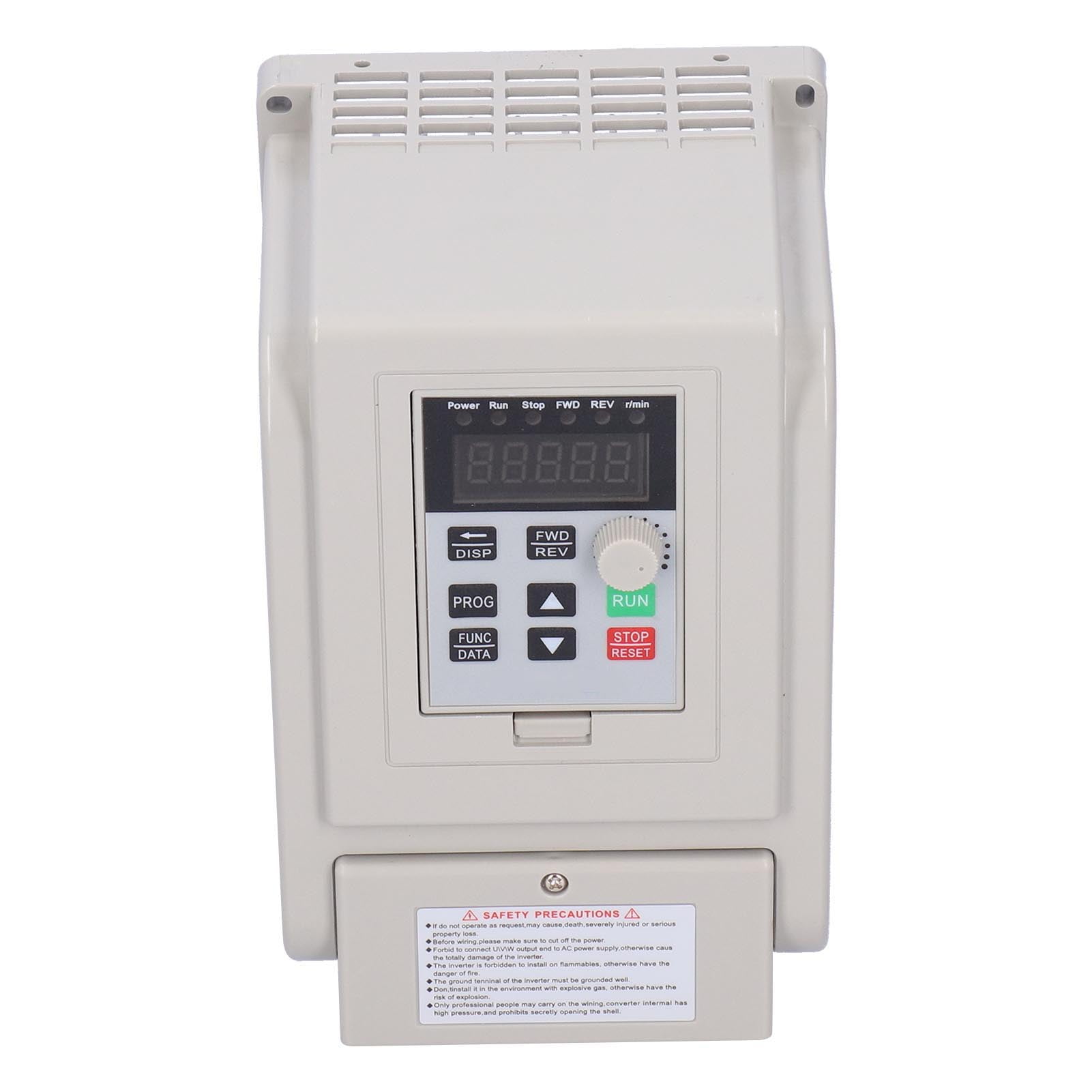 Inverter SinglePhase Input 3Phase Output Motor Speed Controller 220V 1500W AT51500X,Variable ...