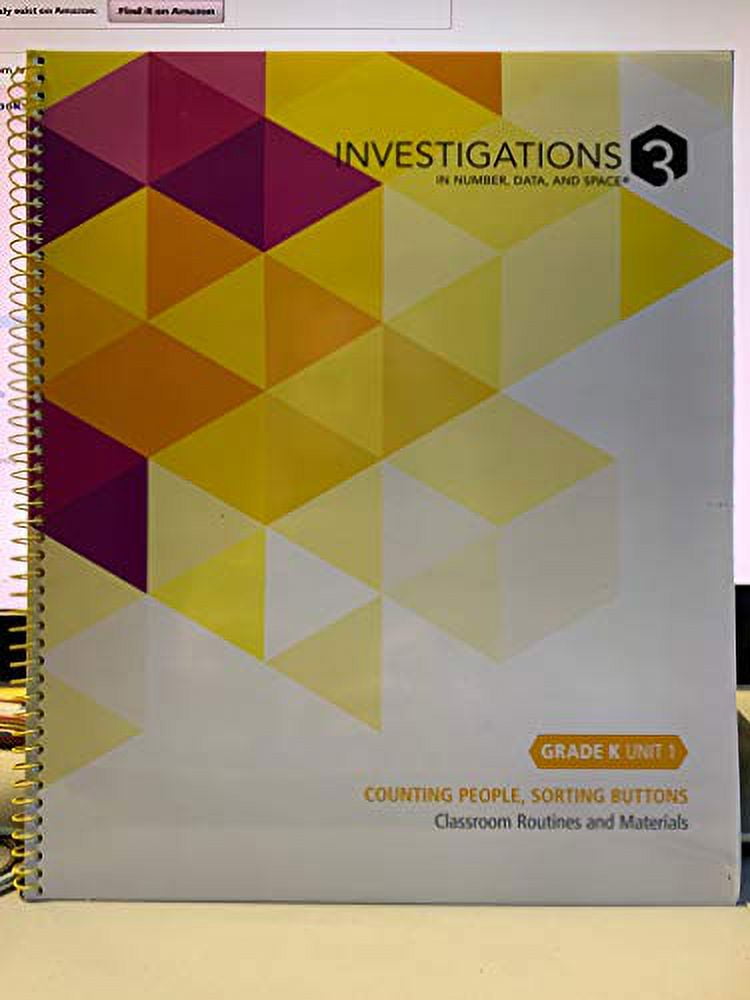 Pre-Owned Investigations 3 in Number, Data and Space Grade K Unit 1 ...