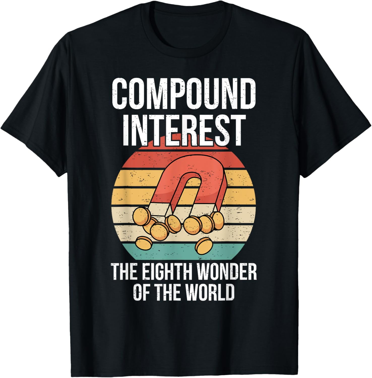 Investing Buy&Hold Stock Market I Compound Interest Wonder T-Shirt ...