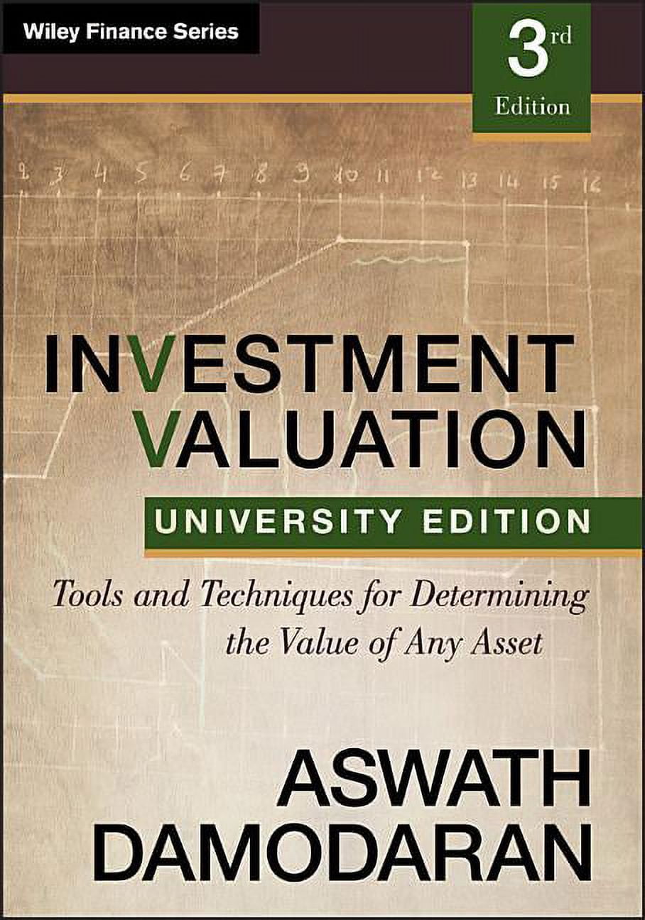 Investment Valuation : Tools and Techniques for Determining the Value ...