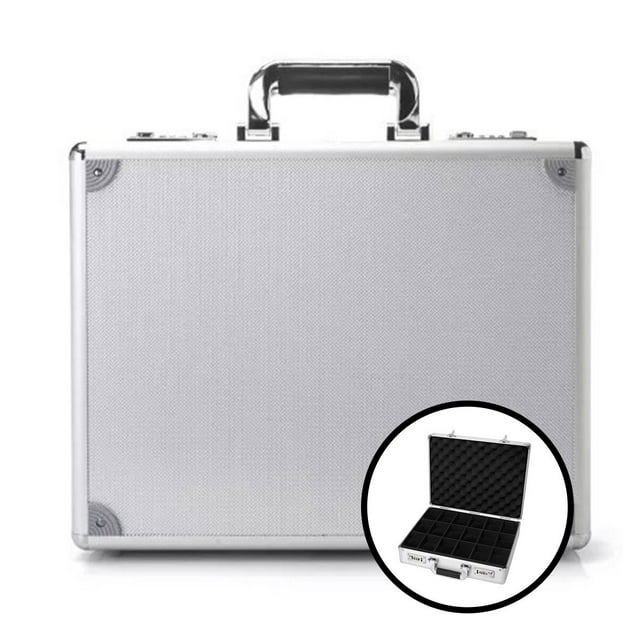 Invicta Aluminum Watch Case for Collectors: Durable Silver Finish, 18 ...