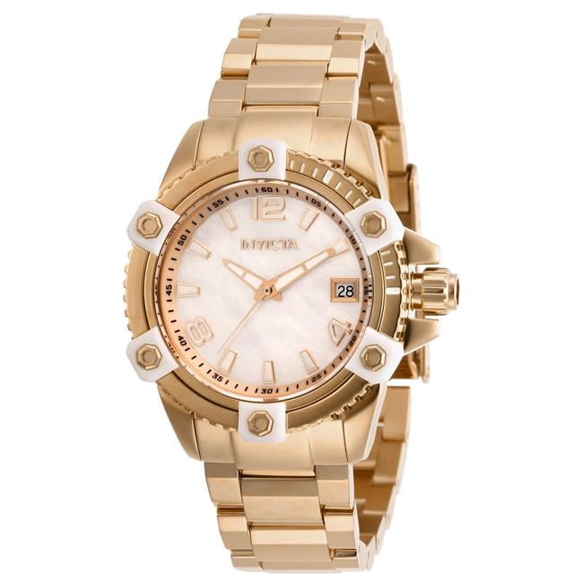 Invicta Women's 27884 Pro Diver Quartz 3 Hand White Dial Watch ...