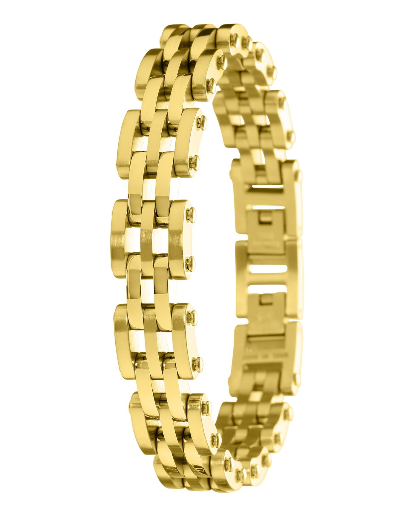 Invicta 30337 Men's Elements Yellow Gold Plated SS Bracelet Watch ...