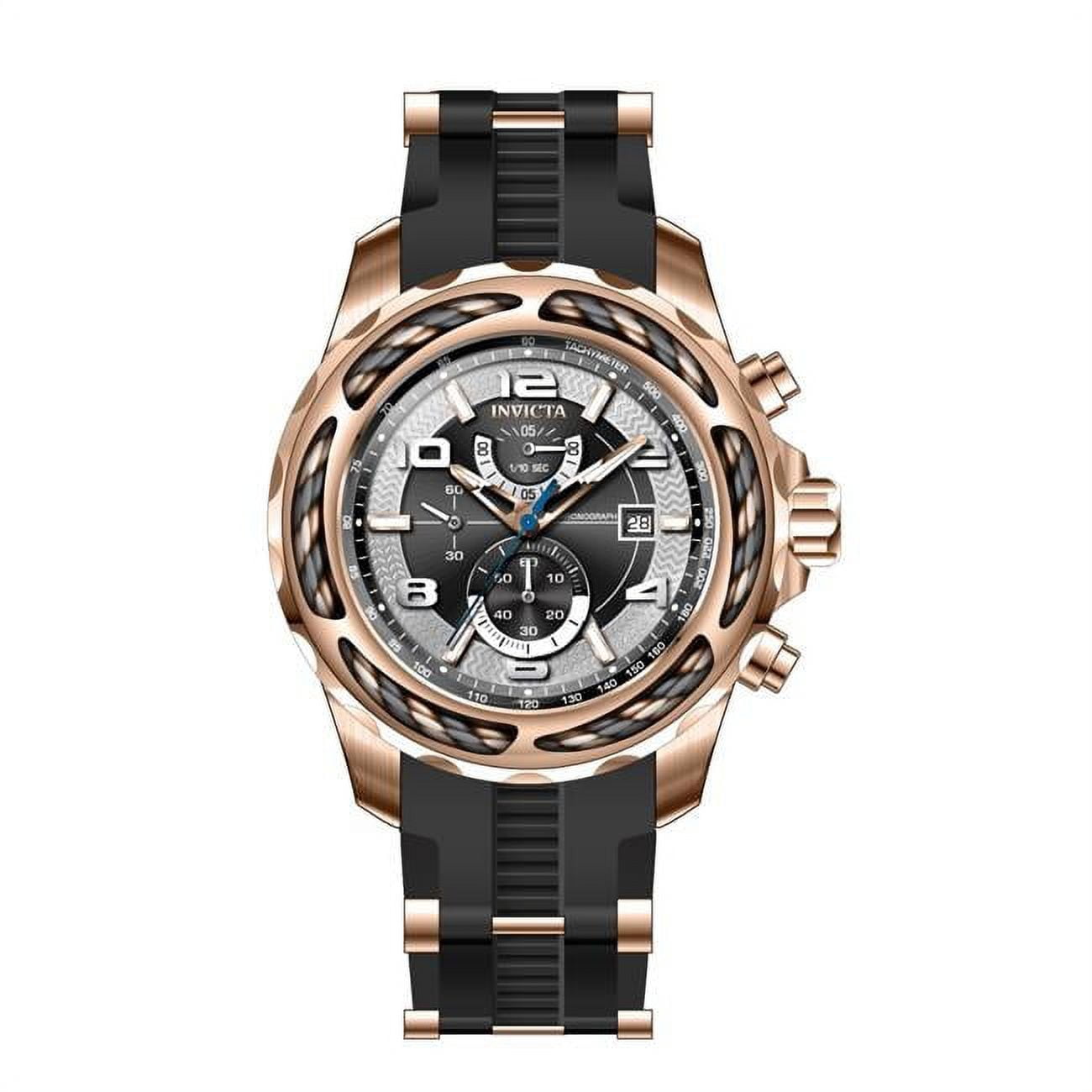 Invicta 31240 Mens Bolt Quartz Chronograph Gunmetal Dial Watch ...