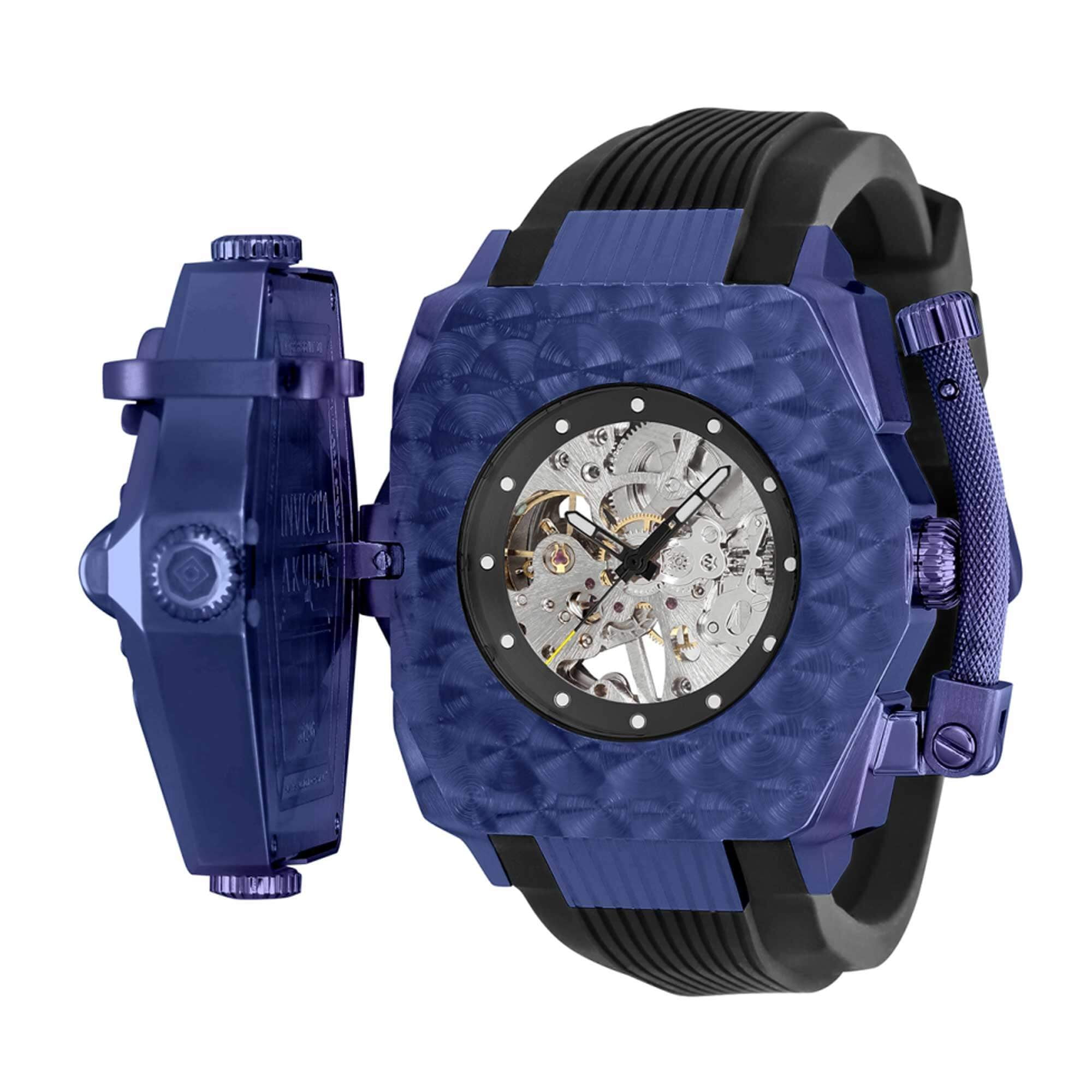 Invicta 35300 Men's Akula Skeleton Dial Chronograph Strap Watch ...
