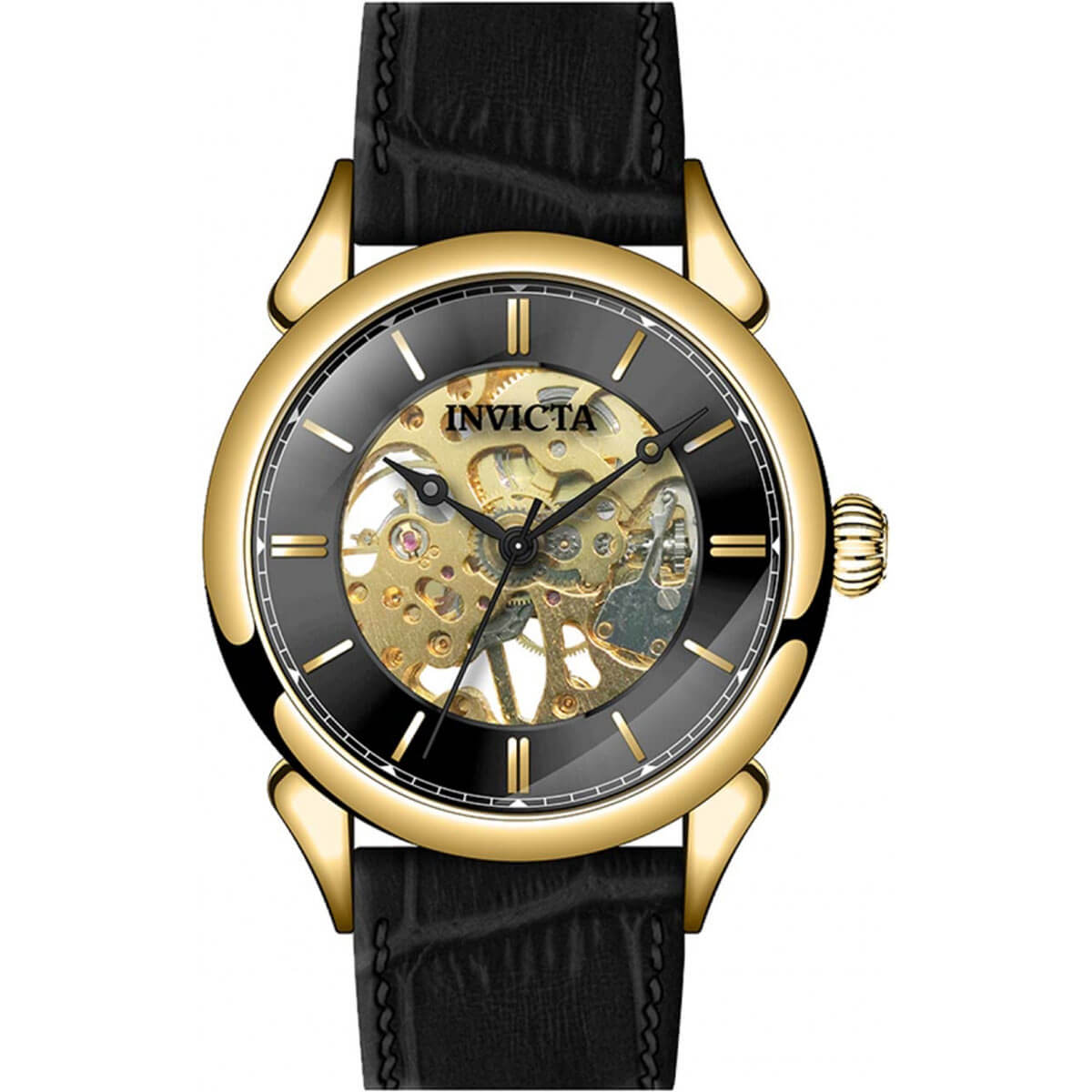 Bulova Maquina Black-Skeleton Dial Automatic Men's Watch 98A224 ...