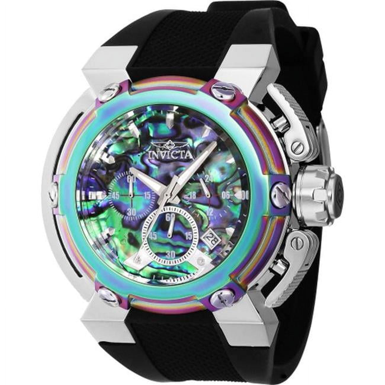 Invicta 40064 Coalition Forces Quartz Chronograph Blue & Green Men Dial ...