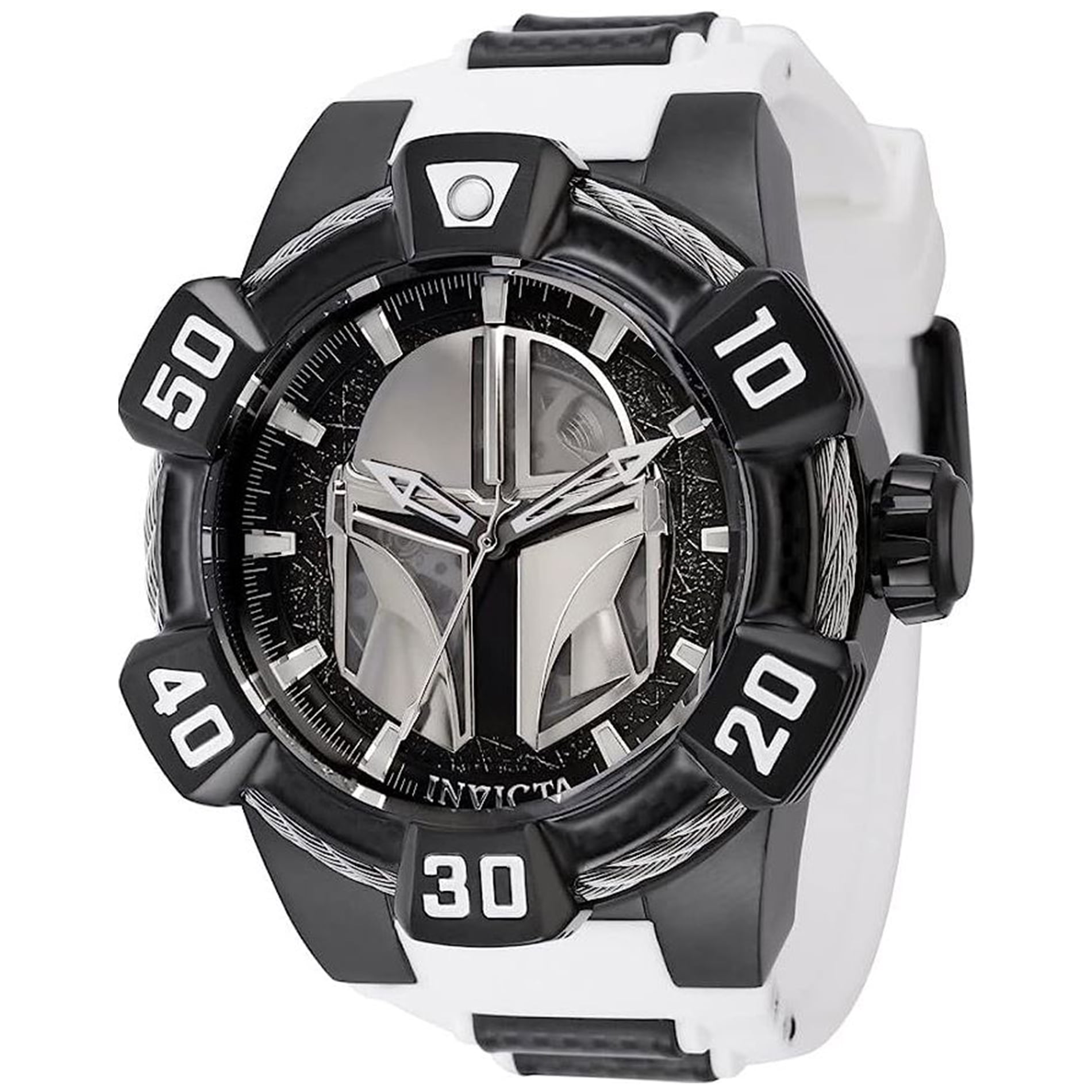 Invicta 40619 Men's Star Wars Mandalorian Automatic Strap Watch ...