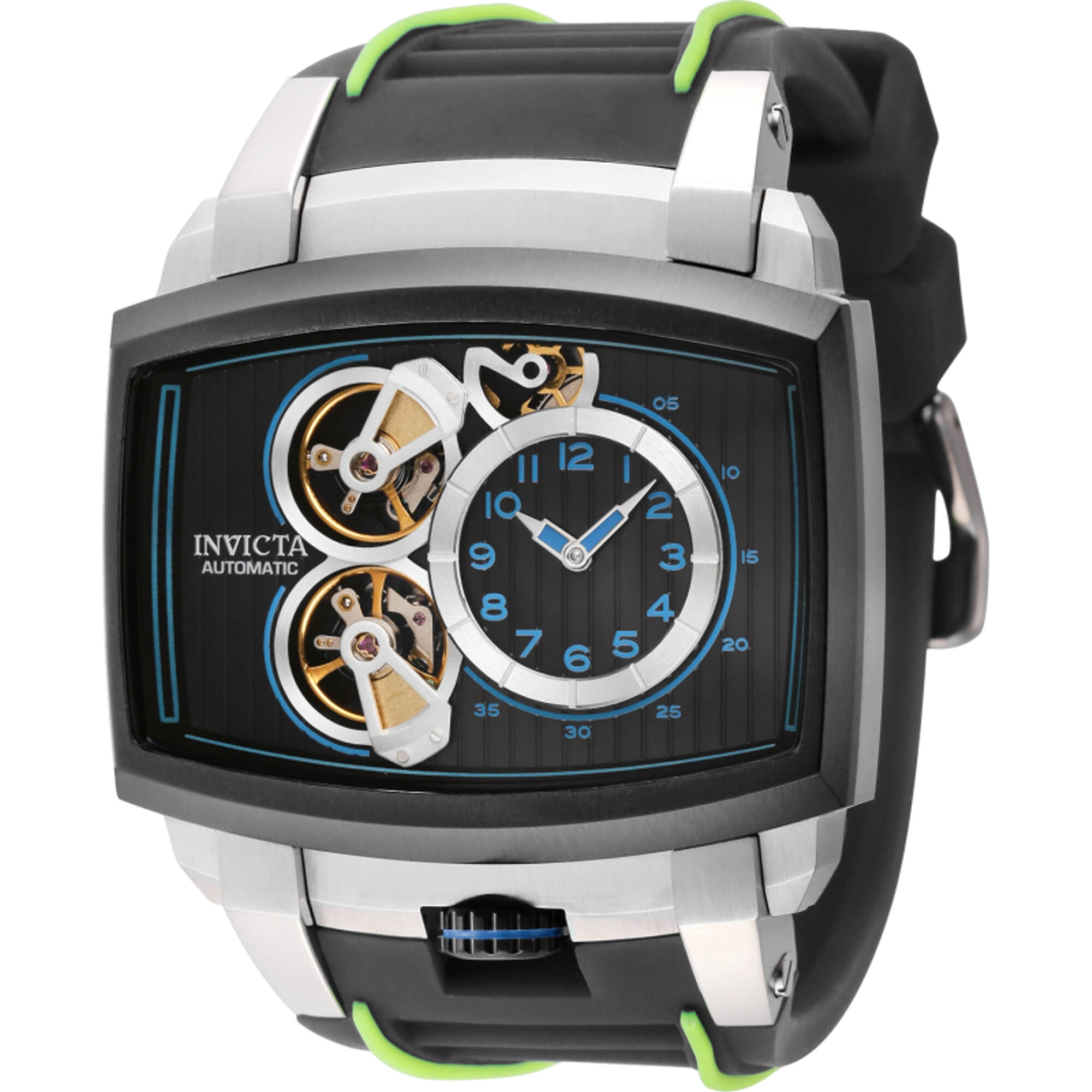Invicta 41694 Men's Akula Automatic Grey Silicone Strap Watch - Walmart.com