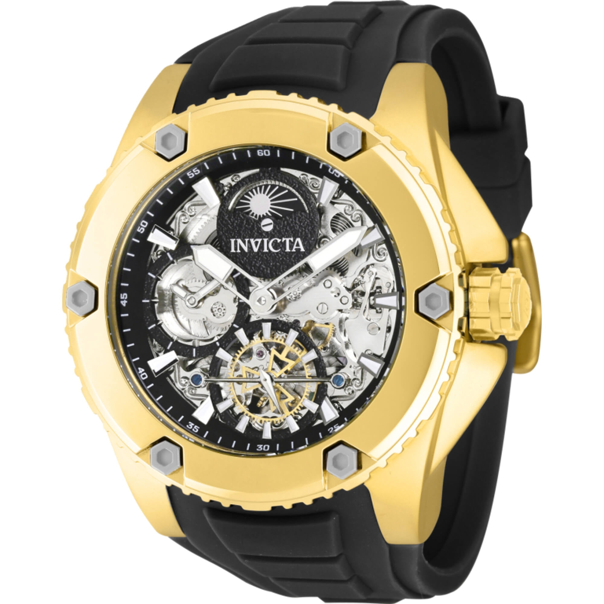 Invicta 42762 Men's Akula Automatic Skeleton Dial Strap Watch - Walmart.com