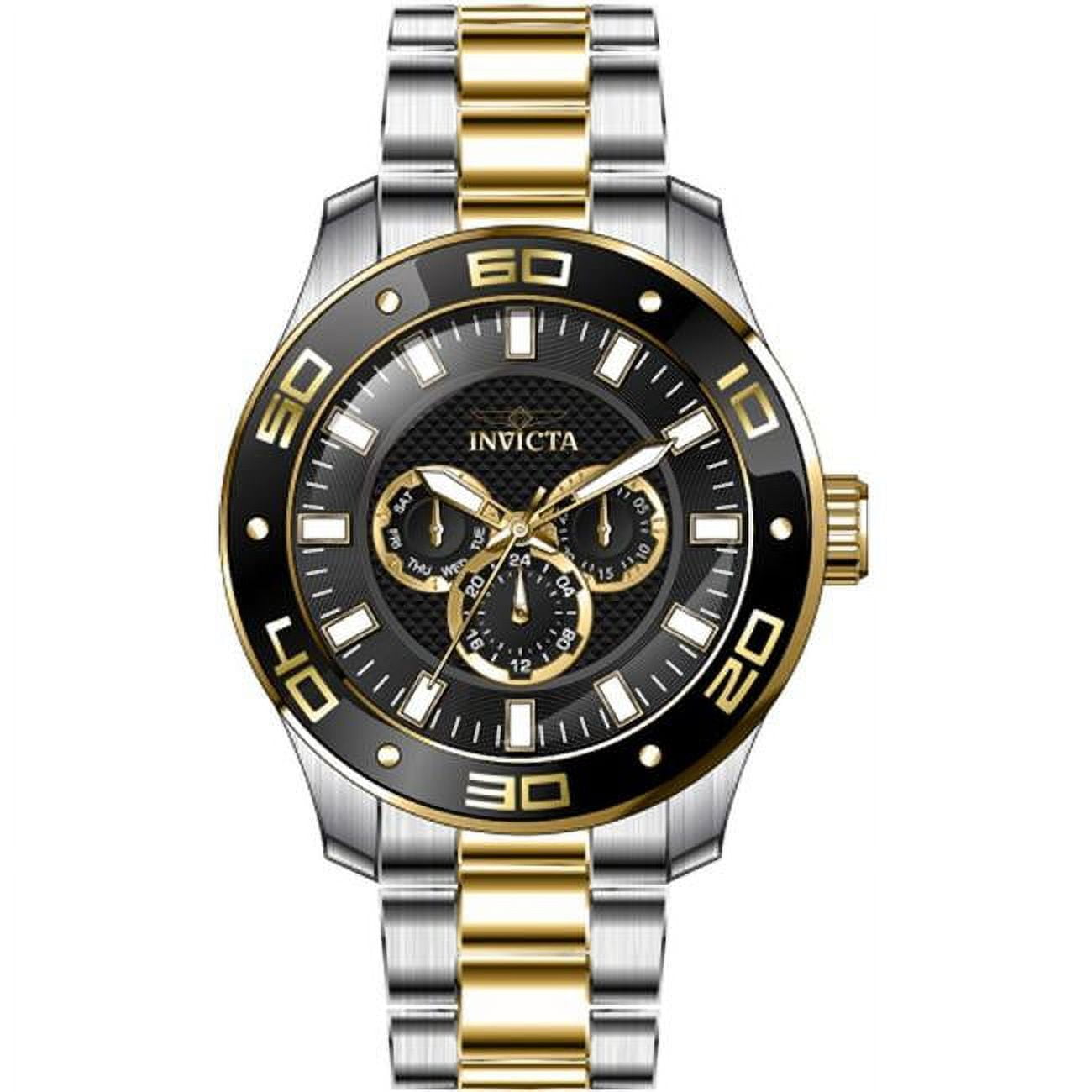 Invicta 45759 Pro Diver Quartz Multifunction Black Dial Men Watch ...
