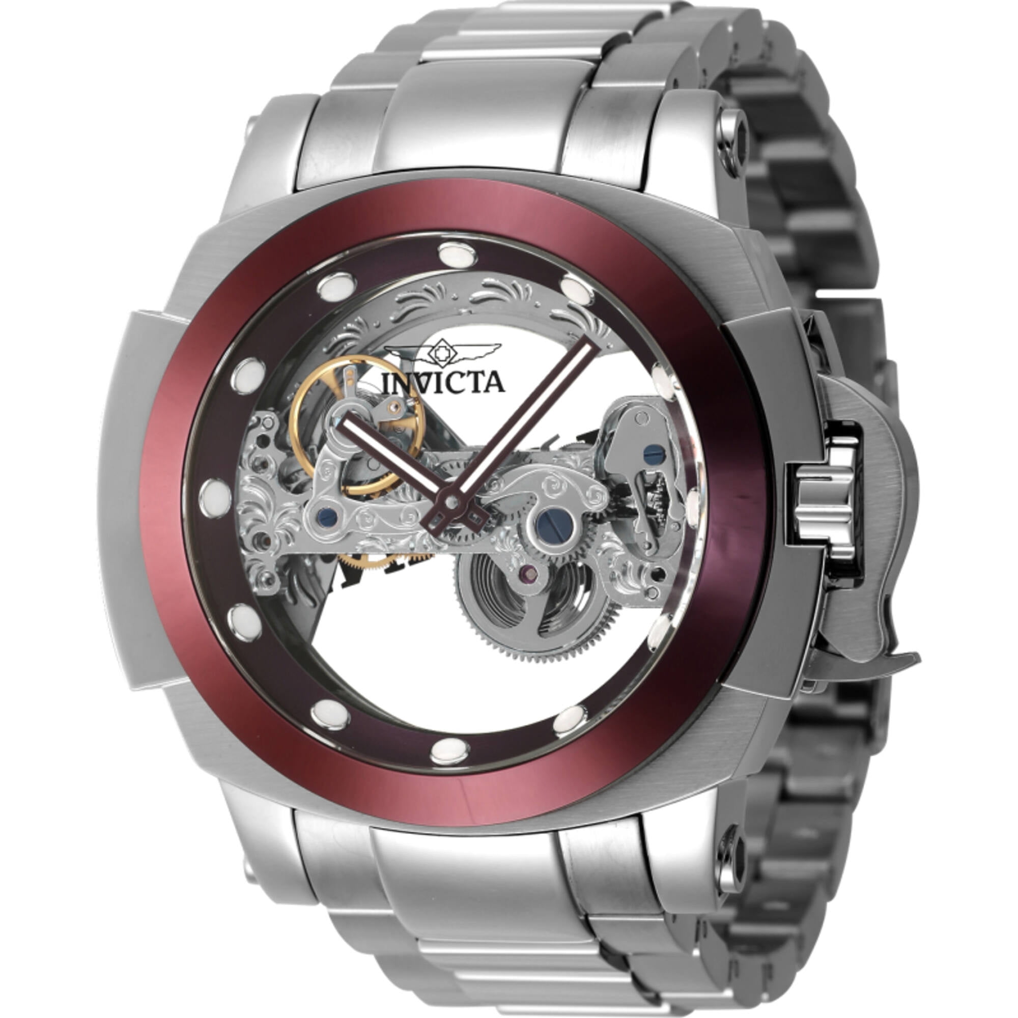 Invicta 45962 Men's Coalition Forces Automatic Red Dial Dive Watch ...