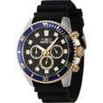 Invicta 46121 Pro Diver Quartz Chronograph Black Dial Men Watch ...