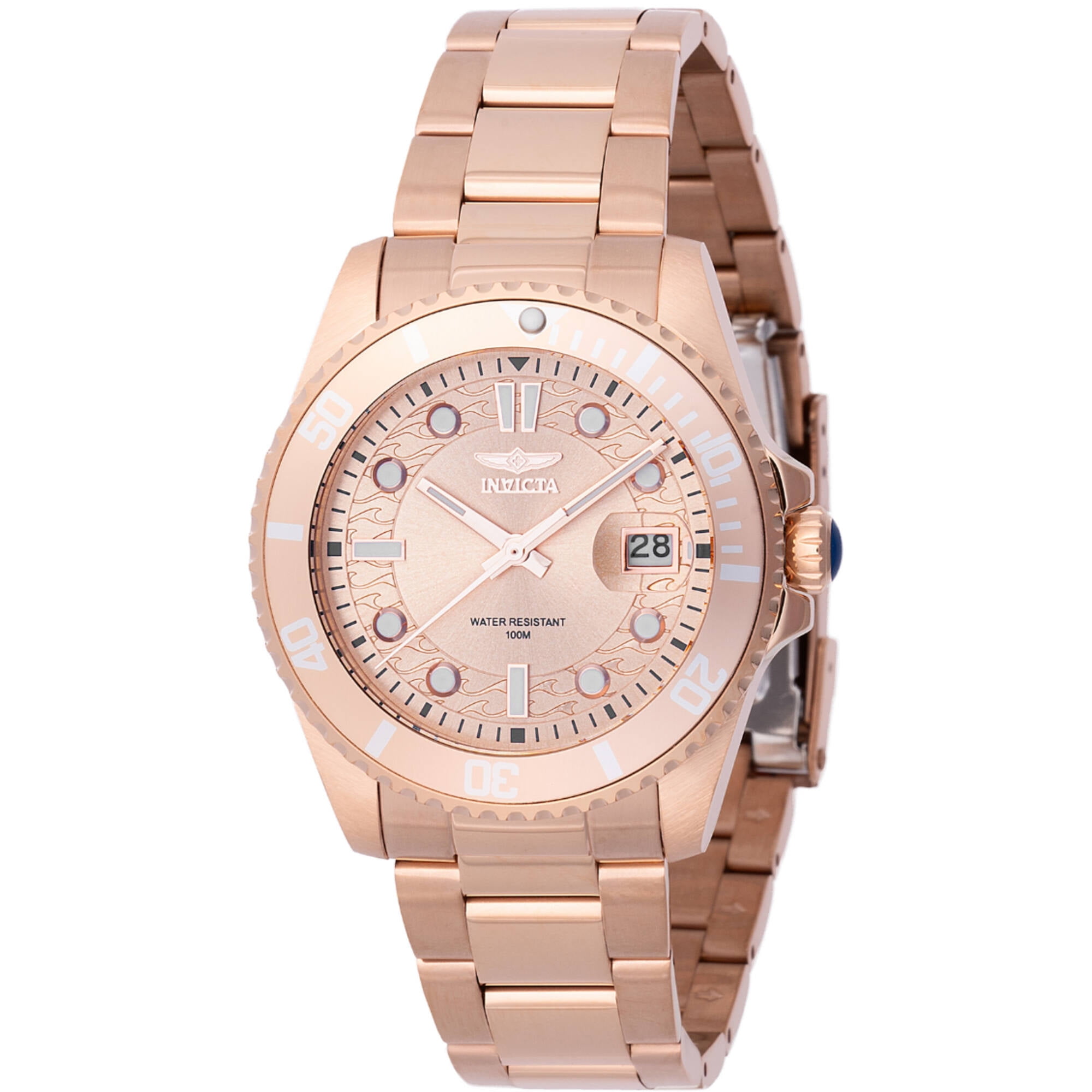Invicta 46685 Women's Pro Diver Quartz Rose Gold Dial Watch - Walmart.com