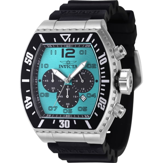 Invicta 47285 Men's Pro Diver Turquoise, Black Dial Chrono Watch ...
