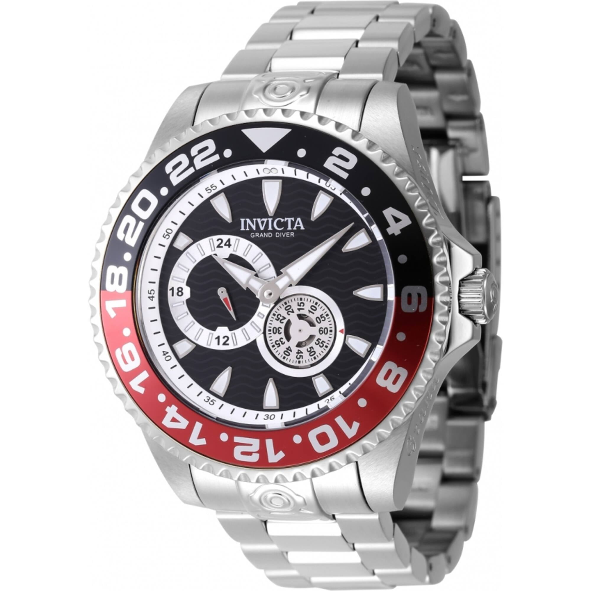 Invicta 47302 Men's Pro Diver Red and Black Bezel Automatic Watch ...