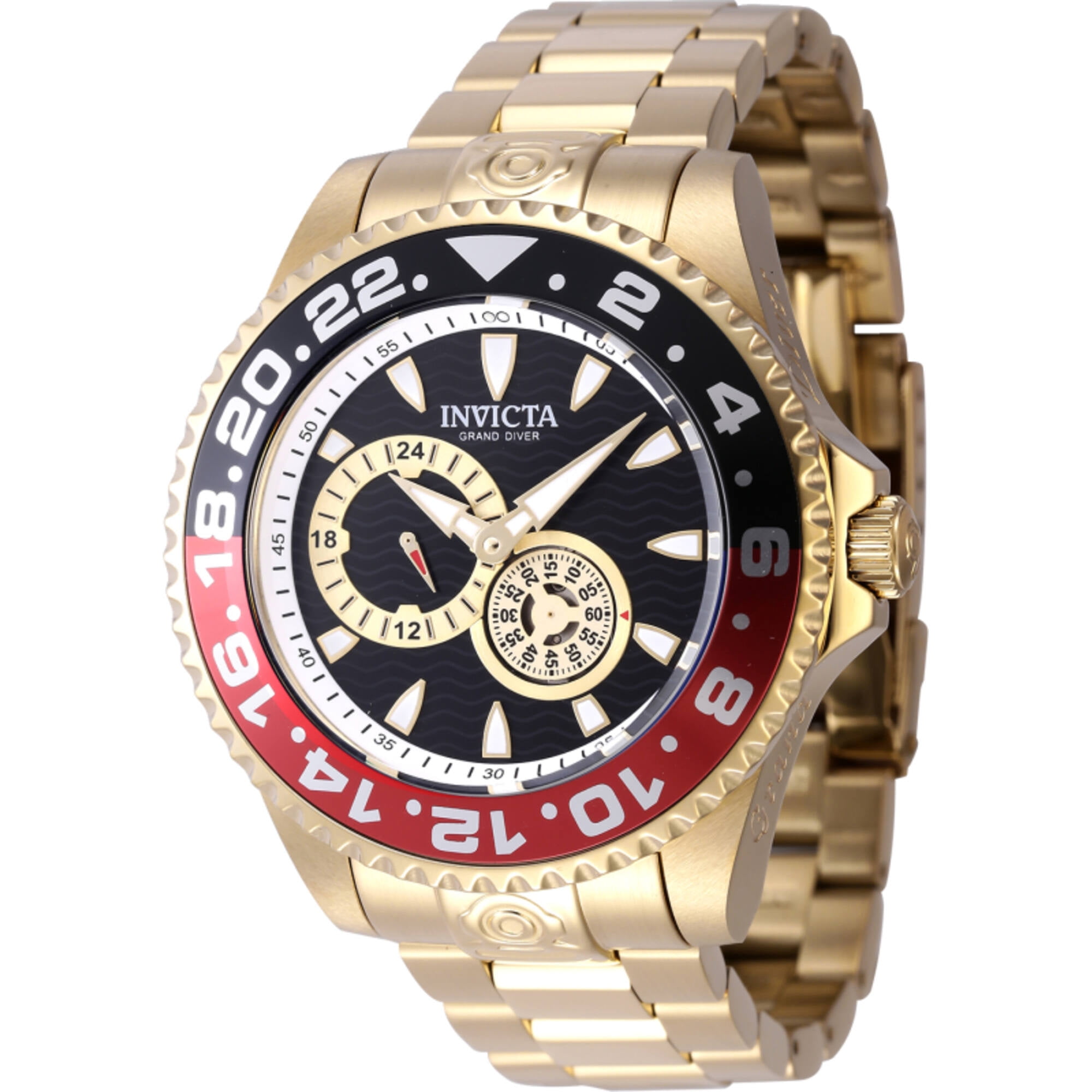 Invicta 47304 Men's Pro Diver Automatic Black and Red Bezel Watch ...