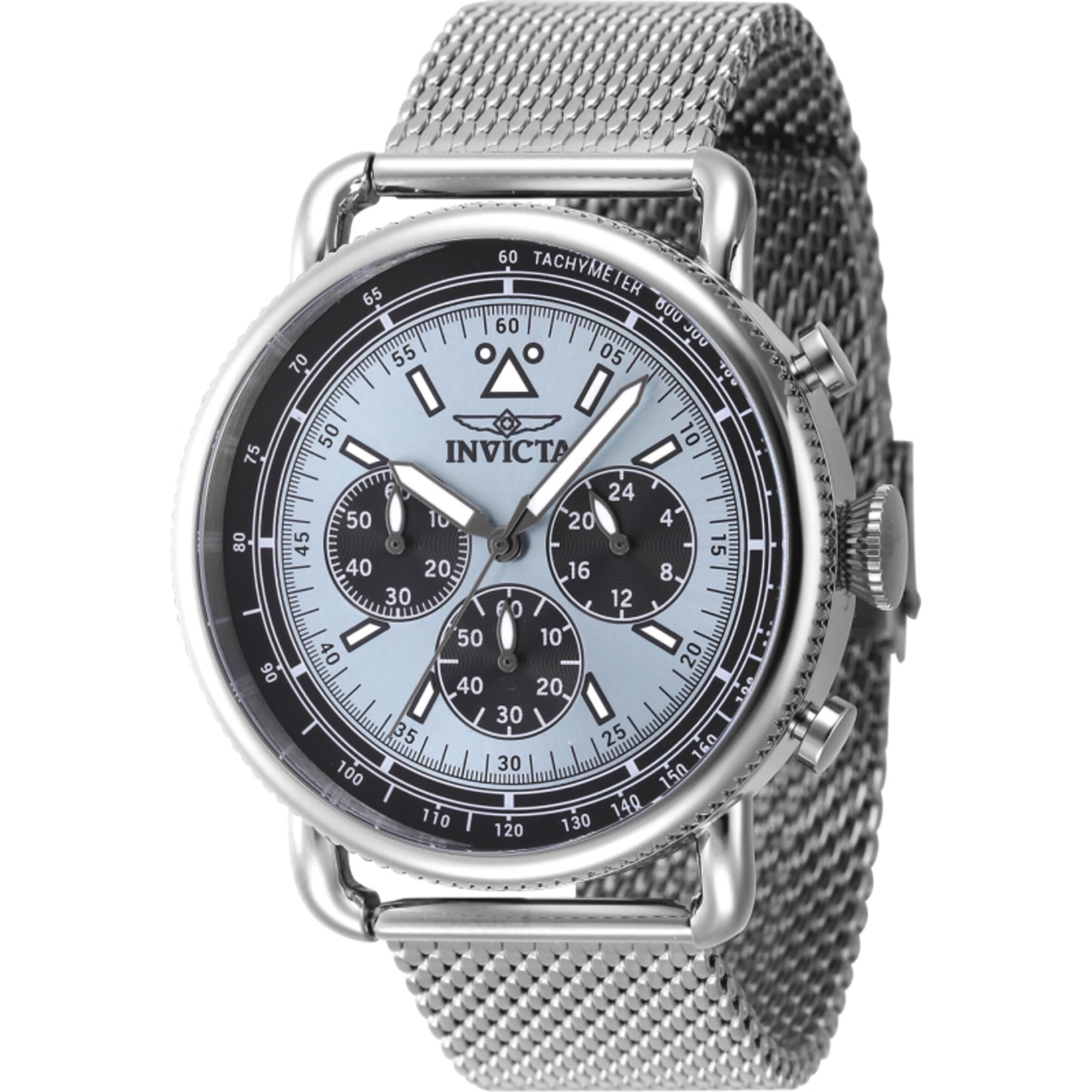 Invicta 47359 Men's Speedway Chrono Blue Dial Mesh Bracelet Watch ...