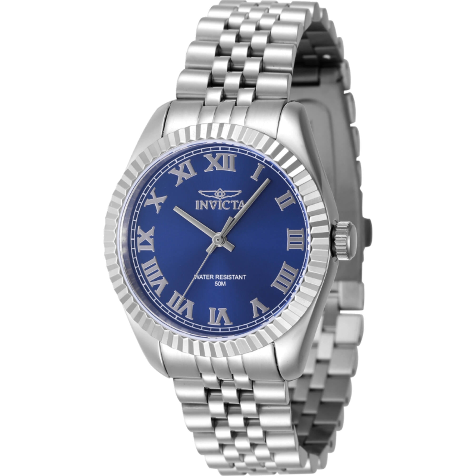 Invicta 47411 Women's Specialty Blue Dial Silver Bracelet Watch ...