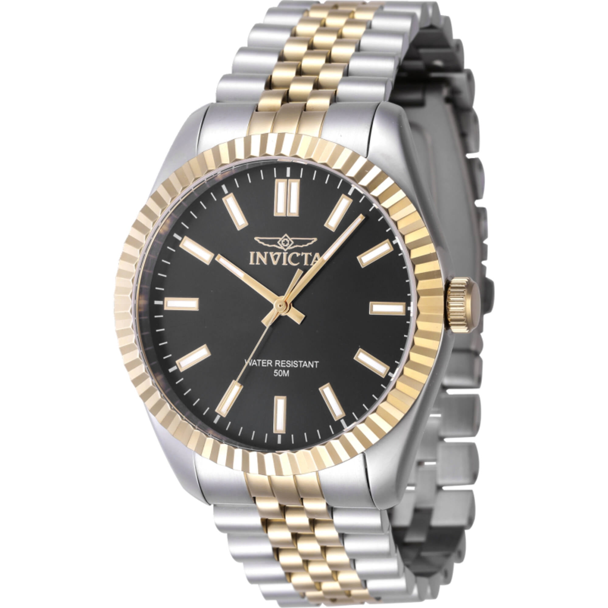 Invicta 47483 Men's Specialty Black Dial Bracelet Quartz Watch ...