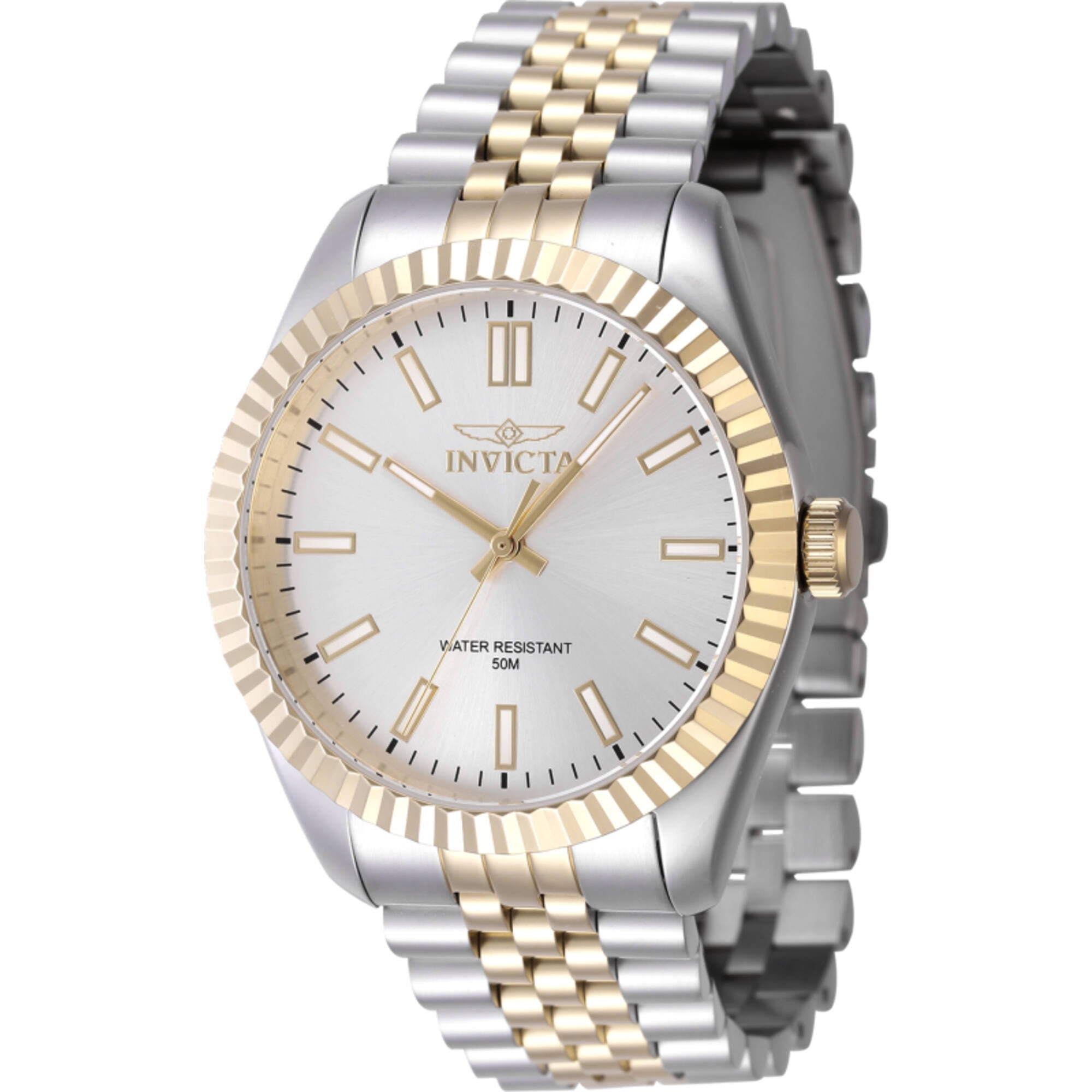 Invicta 47484 Men's Specialty Silver Dial Bracelet Quartz Watch ...