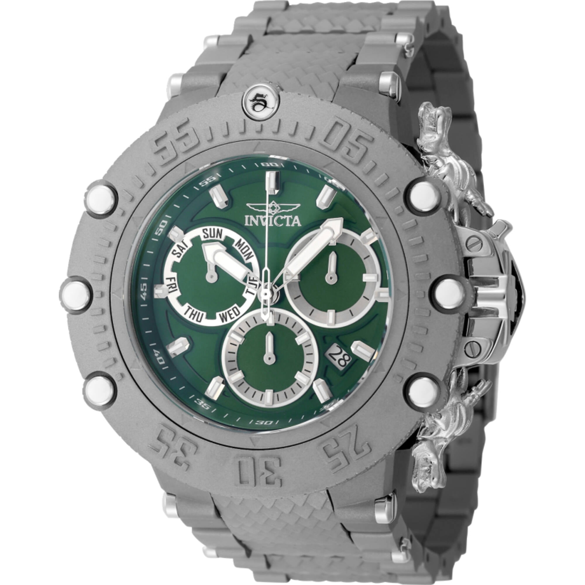 Invicta 48192 Men's Subaqua Chrono Titanium and Green Dial Watch ...