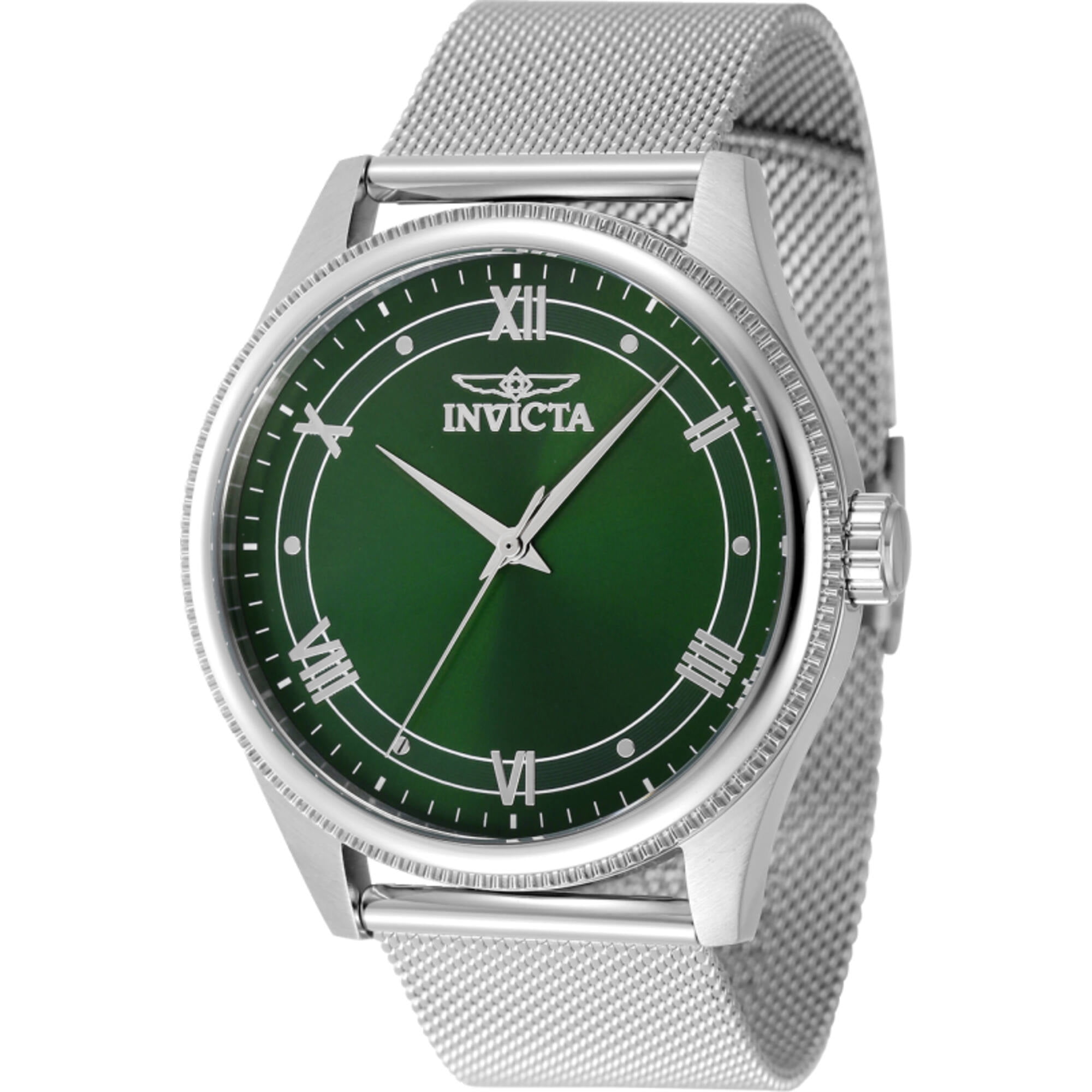 Invicta 48482 Men's Celestial Green Dial Mesh Bracelet Watch - Walmart.com