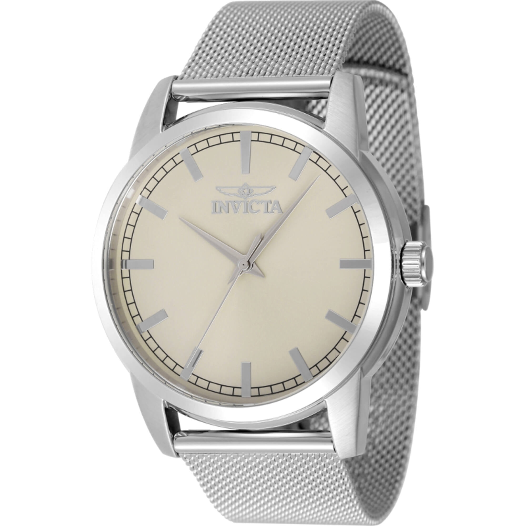 Invicta 48505 Men's Celestial Quartz Ivory Dial Bracelet Watch ...