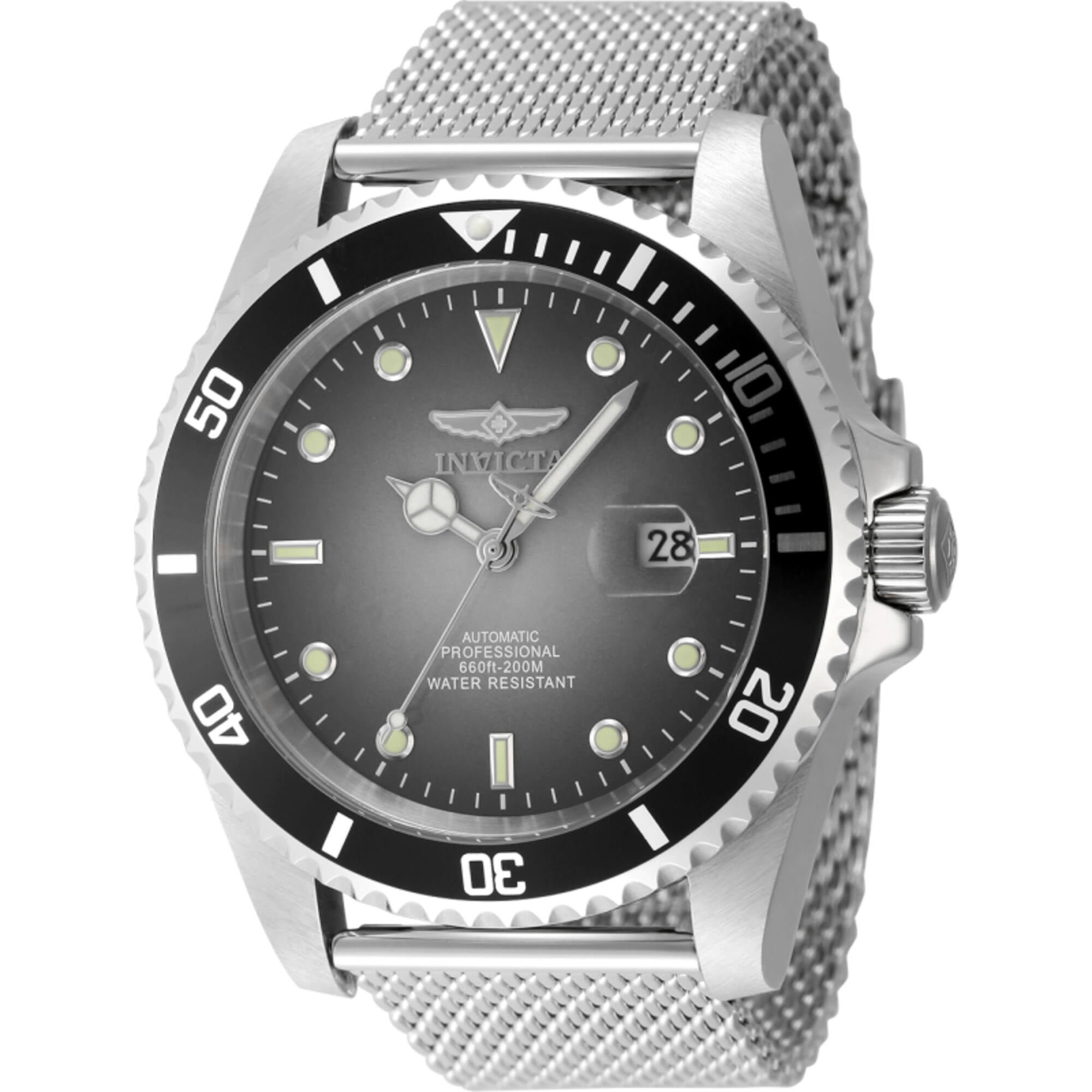 Invicta 48629 Men's Pro Diver Automatic Grey Dial Bracelet Watch ...