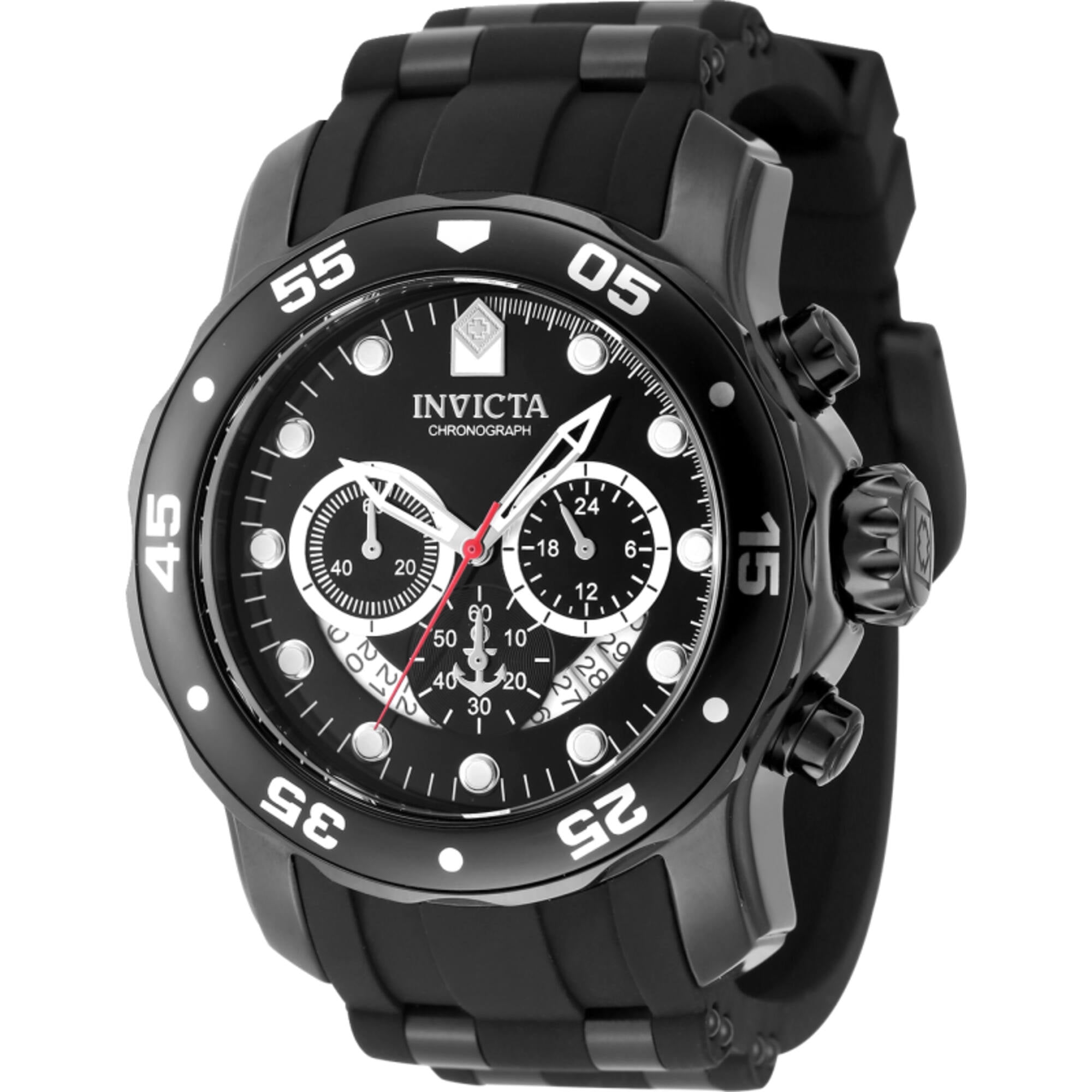 Invicta 48668 Men's Ocean Voyage Chronograph Black Dial Watch - Walmart.com