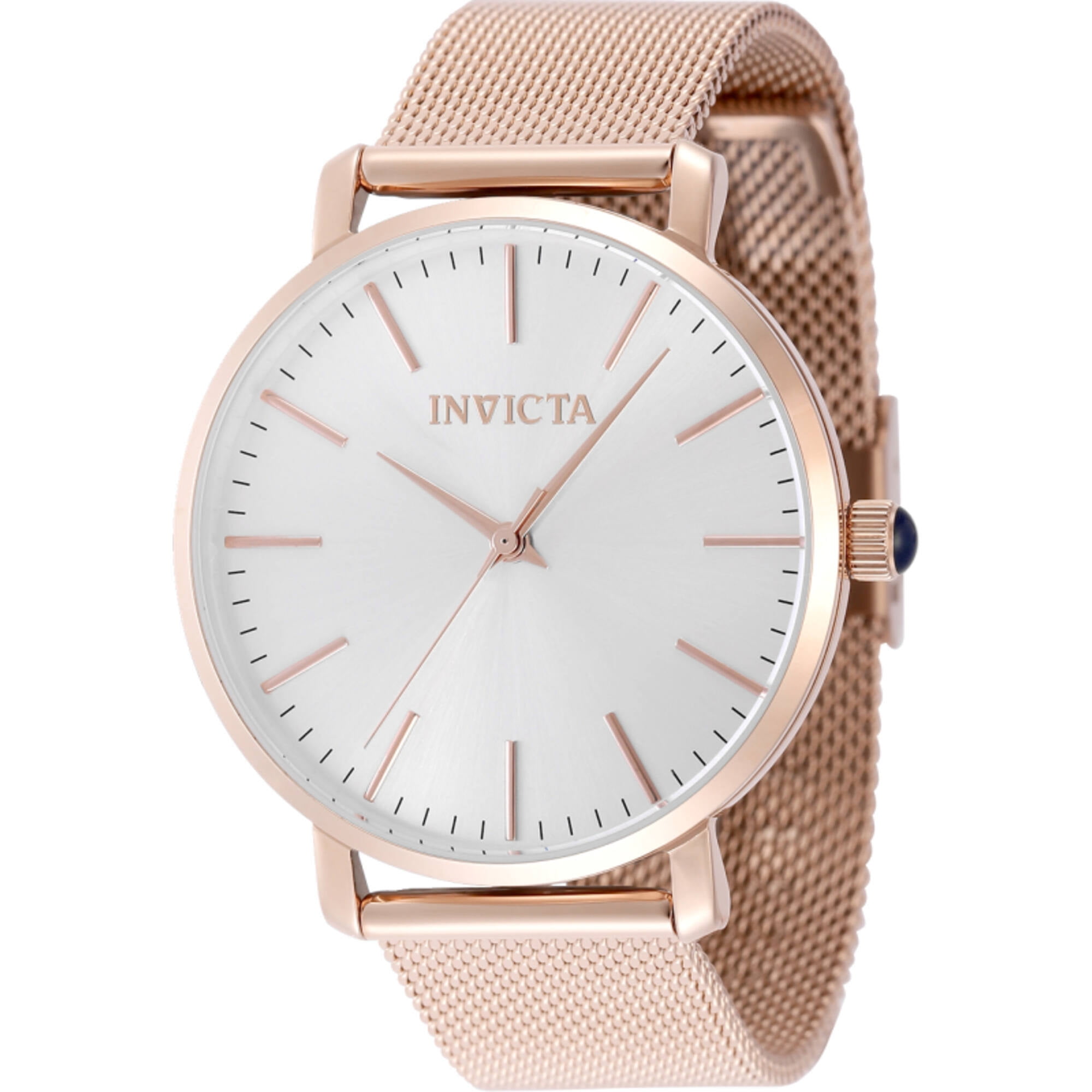 Invicta 48847 Women's Angel Silver Dial Rose Gold Bracelet Watch ...