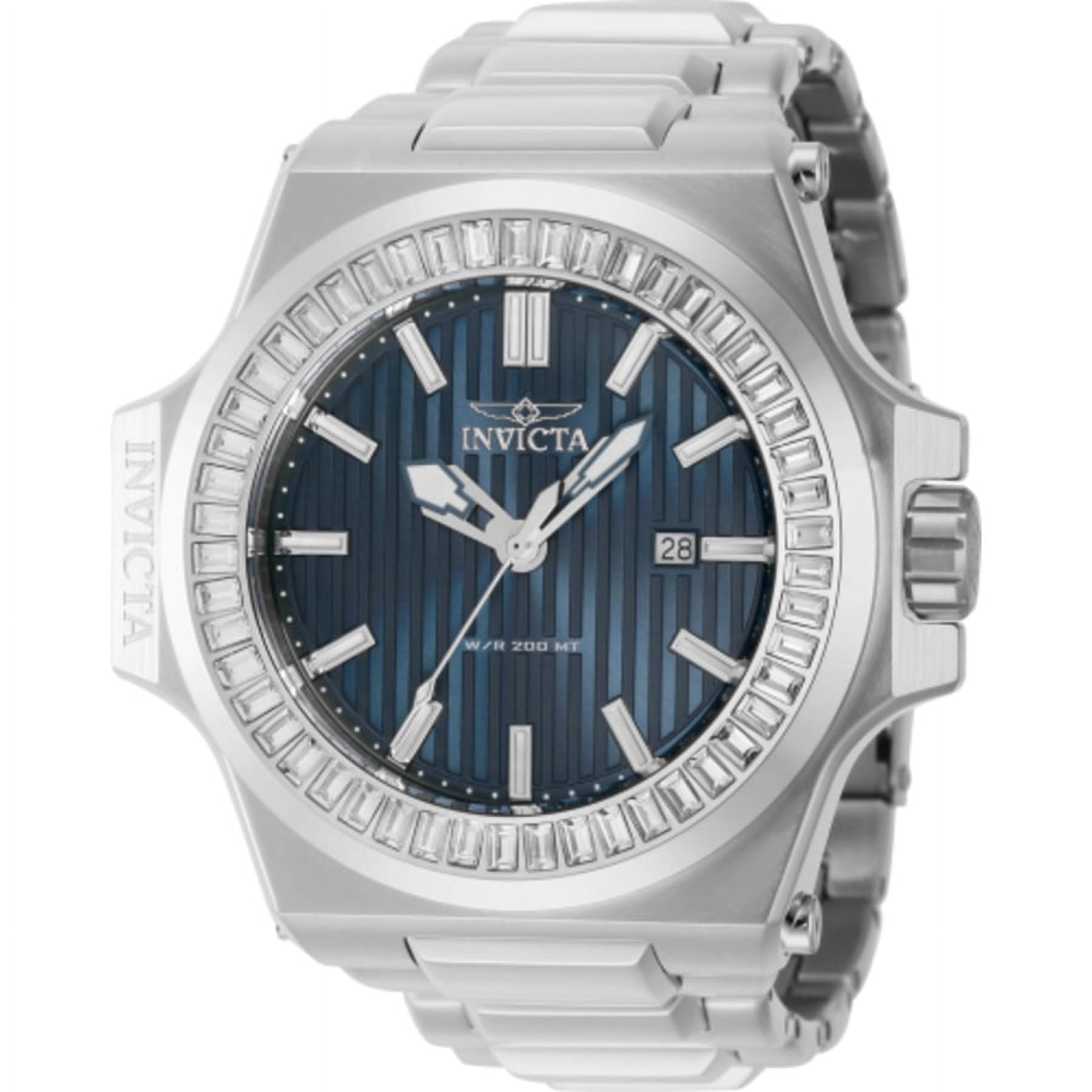 Invicta Akula Quartz Crystal Blue Dial Men's Watch 43380 - Walmart.com